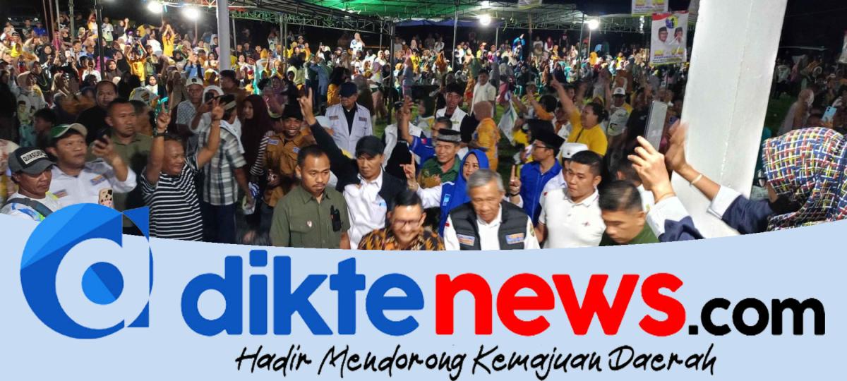 Warga Kintom Tumpah Ruah di Lokasi Kampanye Lapangan Potoutusan, Paslon ...